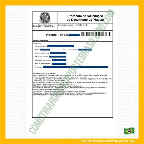 Como Reimprimir O Número De Protocolo Do Passaporte
