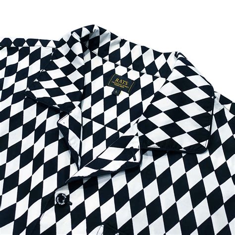 半袖シャツ Ratsラッツ Checkerd Flag Ss Shirt24rs 0507 Fagrass Base Store