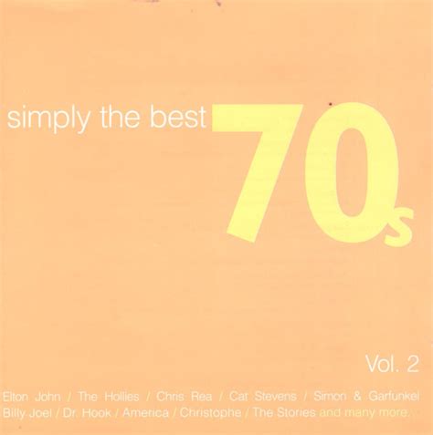 Simply The Best 70s Vol2 2 X Cd Compilation 2003 R10193158