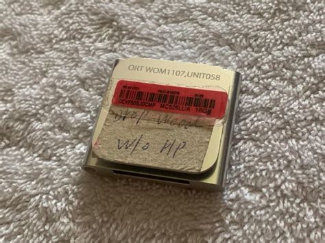 Ipod Nano 6th Generation Ort Ongoing Reliability Testing Internal