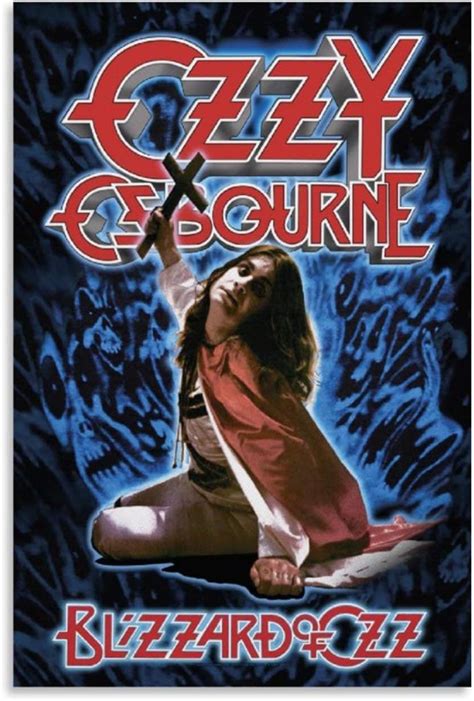 Ozzy Osbourne Poster An English Singer Canvas Painting