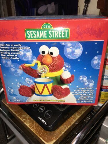 Sesame Street Bubble Blowing Elmo Vintage 1999 Kurt Alder Christmas