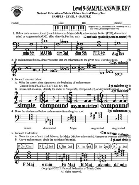 Nfmc Tt 9 Sample Ans Key Final Pdf