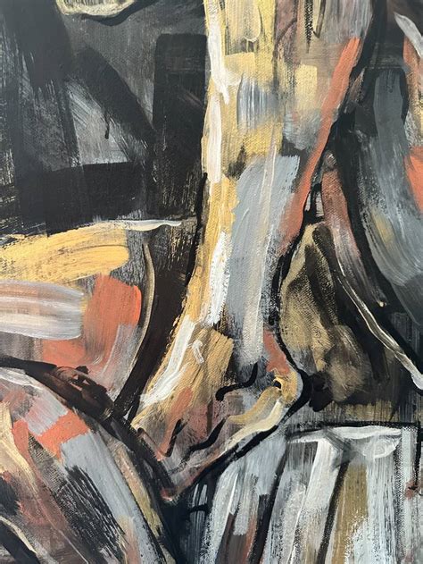 Man Nude Male Naked Painting Gay Erotic Art Painting By Emmanouil