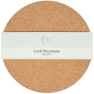 Set Of 4 Cork Placemats