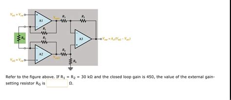 Solved Vout Ac Vin Vil Refer To The Figure Above If R1 R2