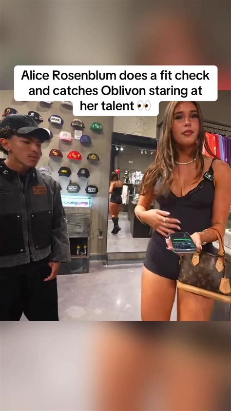 Alice Rosenblums Fit Check And Staring Incident Tiktok