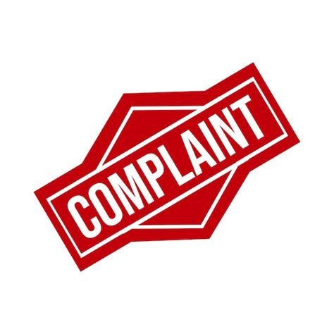 Premium Vector Complaint Rubber Stamp Design Art Illustration