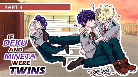 Part 3 Deku And Mineta Are Twins 😲 Bakudeku My Hero Academia Texting Story Youtube