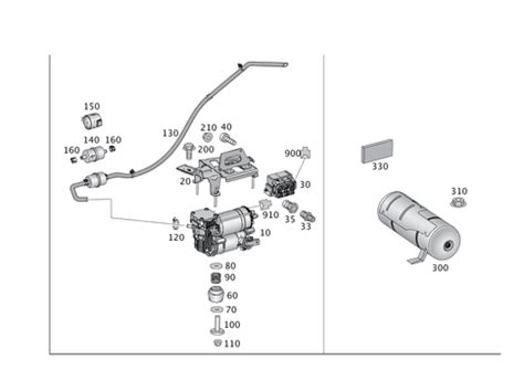 Compressor Pressure Reservoir And Valve Unit For 2009 Mercedes Benz