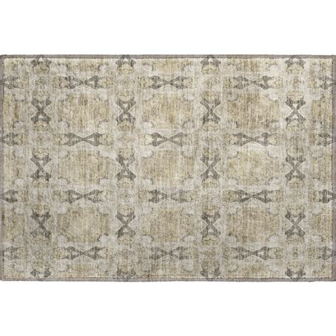 Addison Rugs Premium Machine Washable Mayfield Amf564 Beige Rug Wayfair