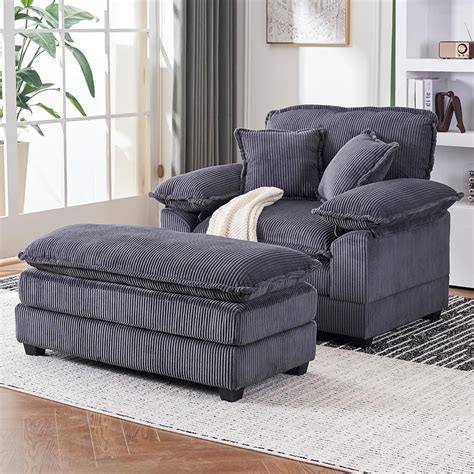 Luxyhoom 56 3 Oversized Chaise Lounge Indoor Wide
