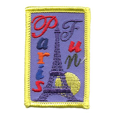 Paris Fun Patch • Advantage Emblem And Screen Printing