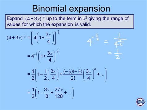 Maths C4 Binomial Theorem Ppt Video Online Download Maths C4 Binomial Theorem Ppt Video Online Download