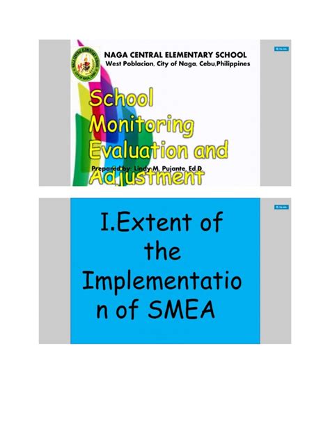 Smea Presentation Sample Pdf Classroom Schools