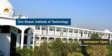 Don Bosco Institute Of Technology A Leading Educational Hub