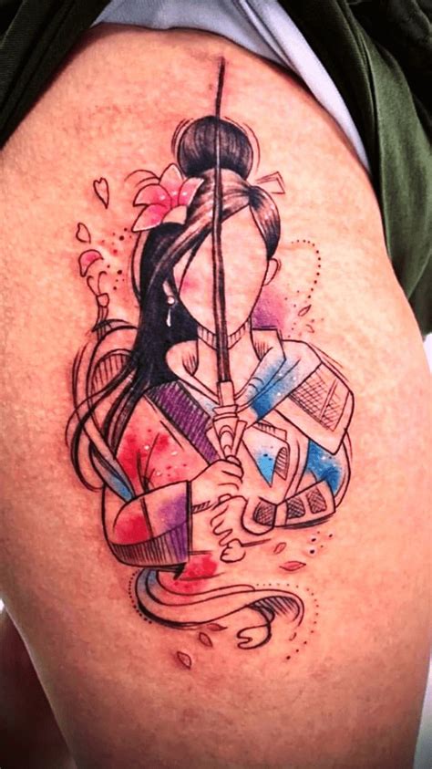 Princess Mulan Tattoo Design Images Princess Mulan Ink Design Ideas