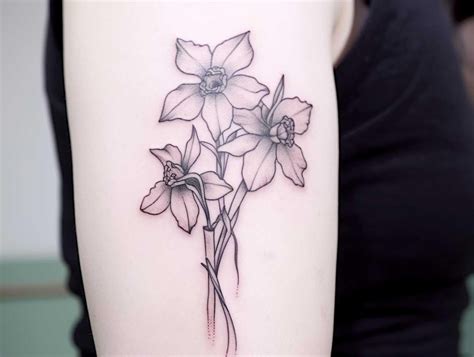 Narcissus Flower Tattoo R Birthflowerart