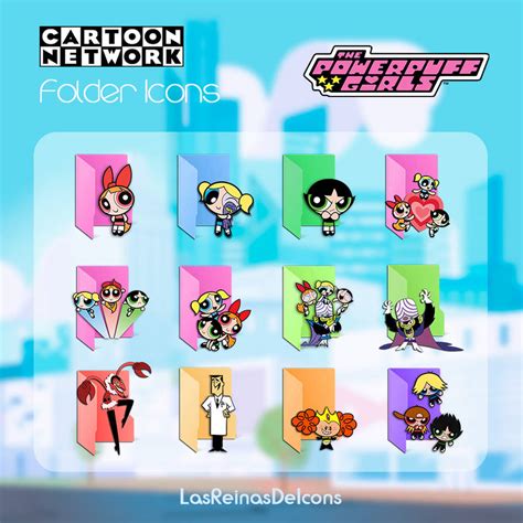 Powerpuff Girls Folder Icons By Lasreinasdeicons On Deviantart
