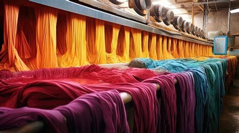 Premium Ai Image Textile Dyeing Process