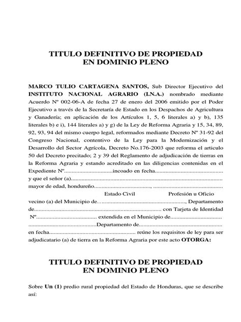 Formato Titulo Propiedad Pdf