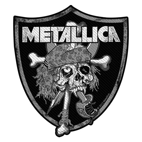Metallica Raiders Skull Patch Eyesore Merch