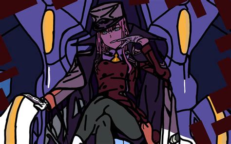 Zero Two Fan Art By Bobdoesdraw On Deviantart