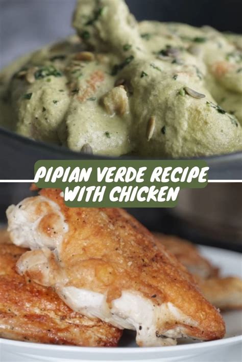 Green Pipian Chicken Recipe Mole Verde