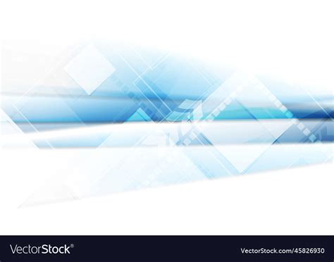 Light Blue Technology Background With Squares Vector Image