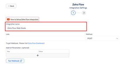 zoho flow integration with bit form