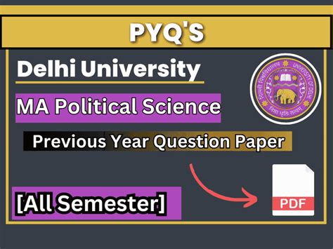Ba Political Science Pyq Delhi University Semester 1 6