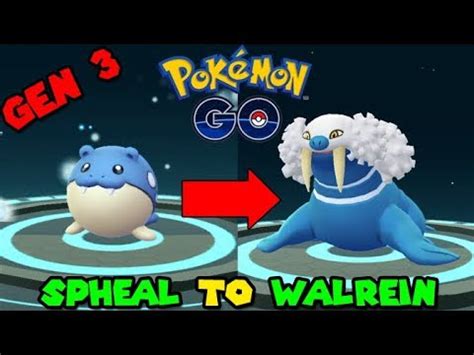 Pokemon Spheal Evolution