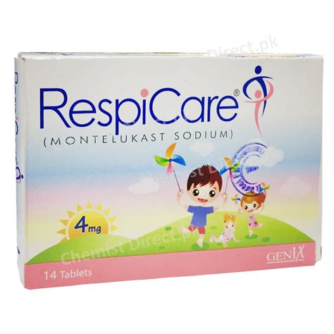 Respicare 4mg Tablet Chemistdirectpk