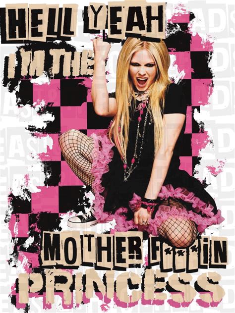 Avril Lavigne Concert Png Hell Yeah The Princess Etsy