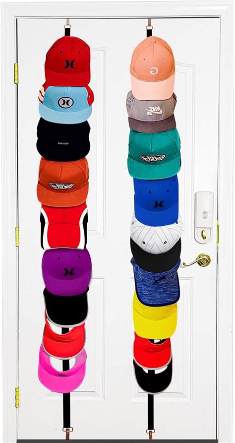 Hat Rack Organizer Over The Door Baseball Cap Holder Hat Hanger For