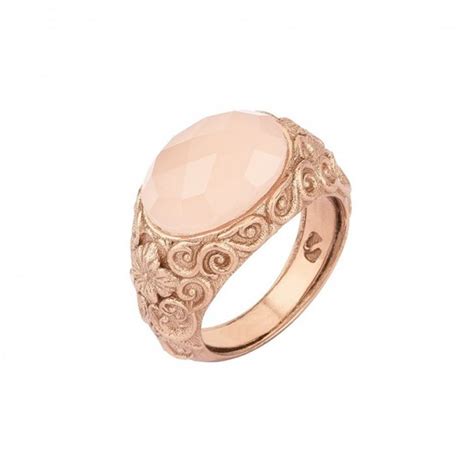 Anillo Plata Rosa Con Cuarzo Rosaanillo Piedra Rosaanillo Piedra
