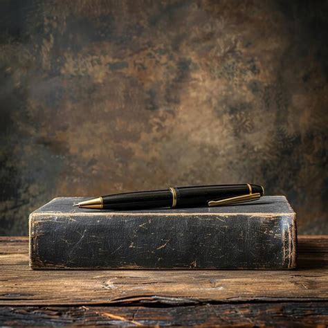 Small Pen And Notebook On The Table Premium Ai Generated Image