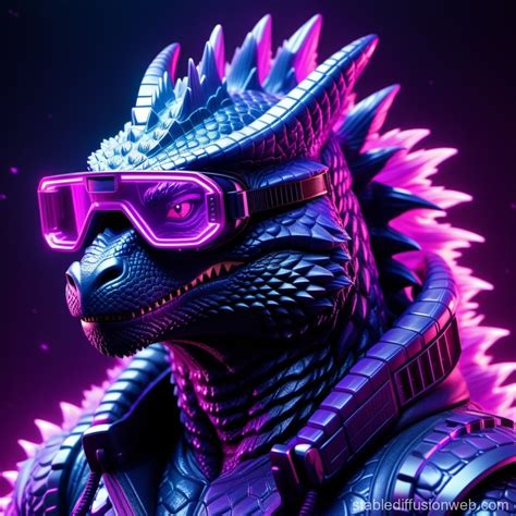 Godzilla In Sci Fi Matrix Stable Diffusion Online