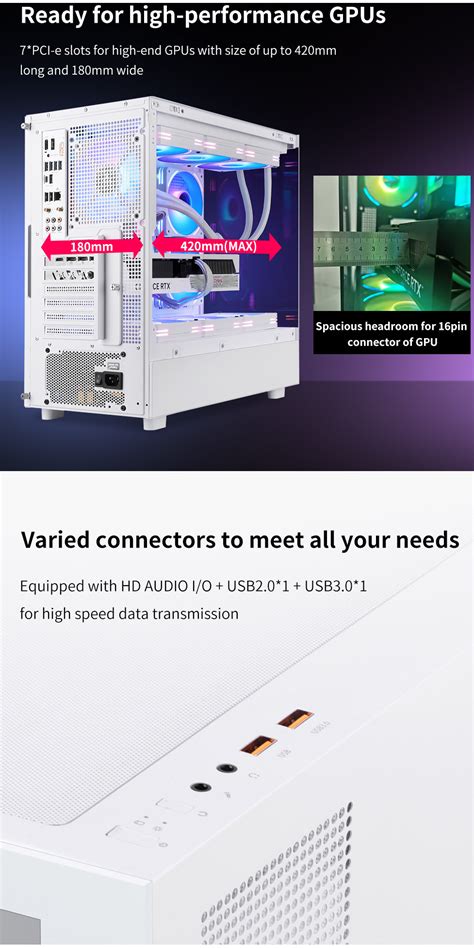 Segotep Endura Pro Argb Tg Atx Chassis Black White Shopee Malaysia