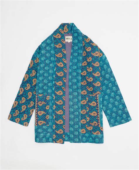One Of A Kind Quilted Jackets Vintage Kantha By Anchal Anchal Project