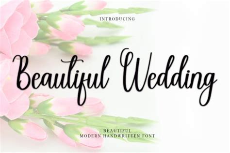 Beautiful Wedding Font By Pipi Creative · Creative Fabrica
