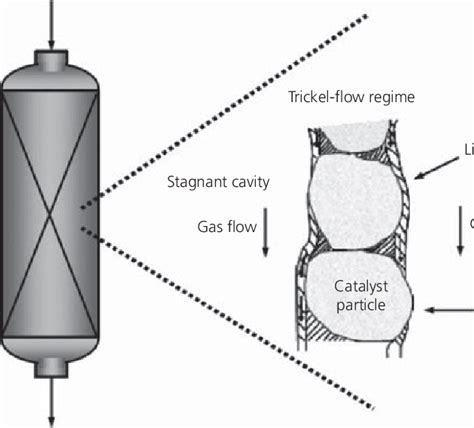 14 Representation Of The Trickle Flow Regime In A Hydroprocessing Download Scientific Diagram