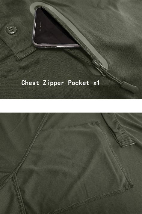Magnivit Mens Tactical Short And Long Sleeve Polo Shirts Outdoor