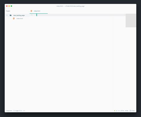 Blank Index Page For Project