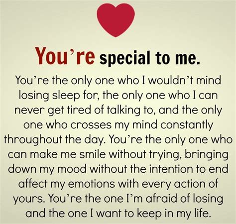 Youre Special To Meand I Knew It From The Moment Our Eyes Met Because At That Moment We