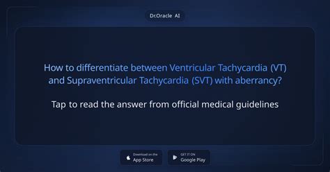How To Differentiate Between Ventricular Tachycardia Vt And