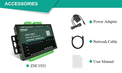 digital acquisition mqtt modbus ethernet gateway zhc1921 iotrouter