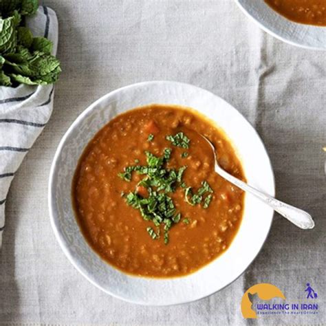 Bulgur Soup Walking In Iran