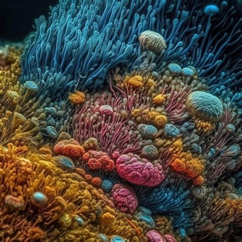 Des Champignons Vivants Sous Le Microscope Parfaits Pour Les