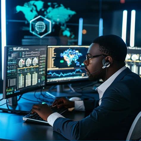 Free Focused Data Analyst Image Technology Analyst Cybersecurity